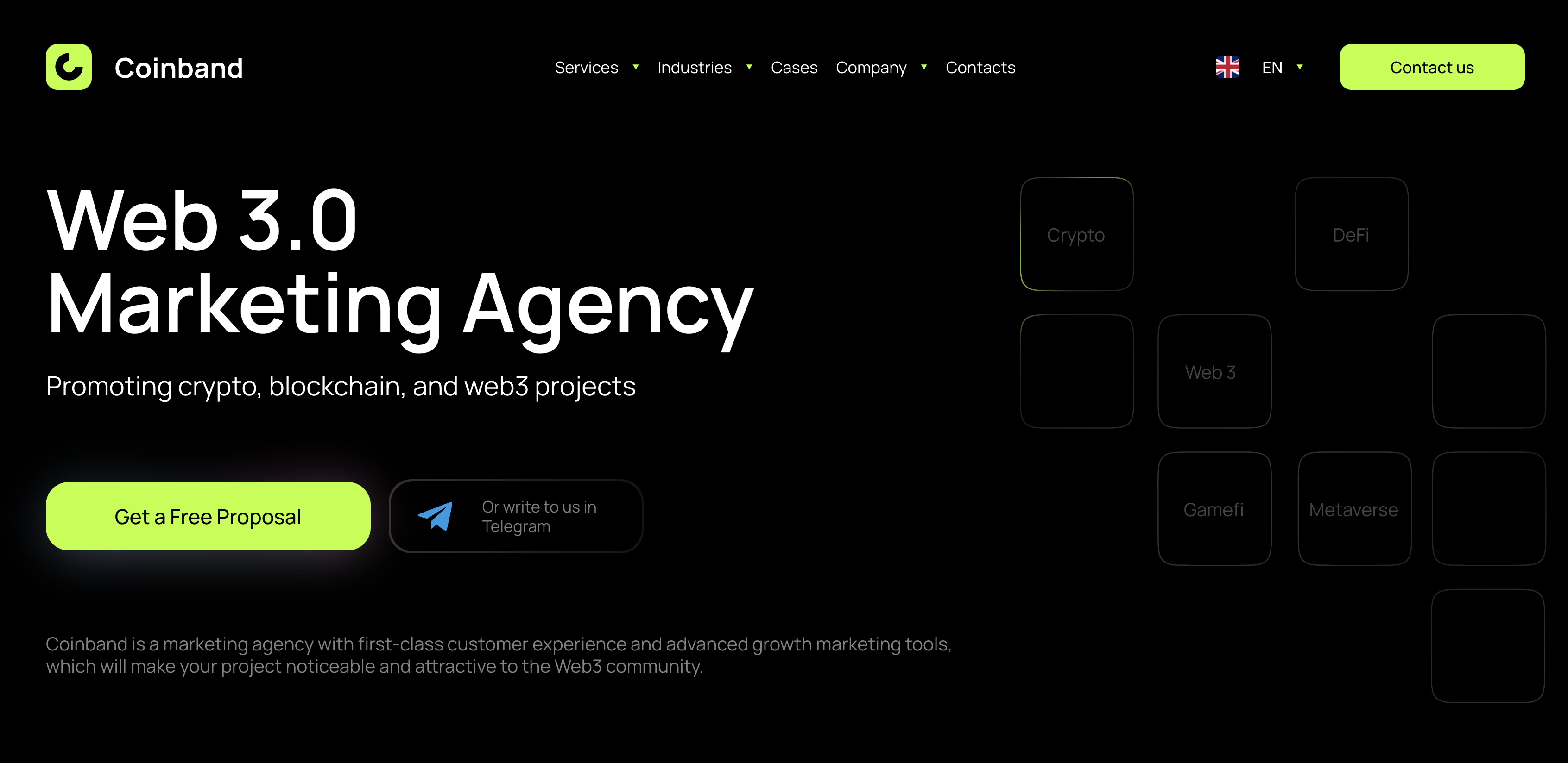 Crypto Influencer Marketing Agency | Coinband